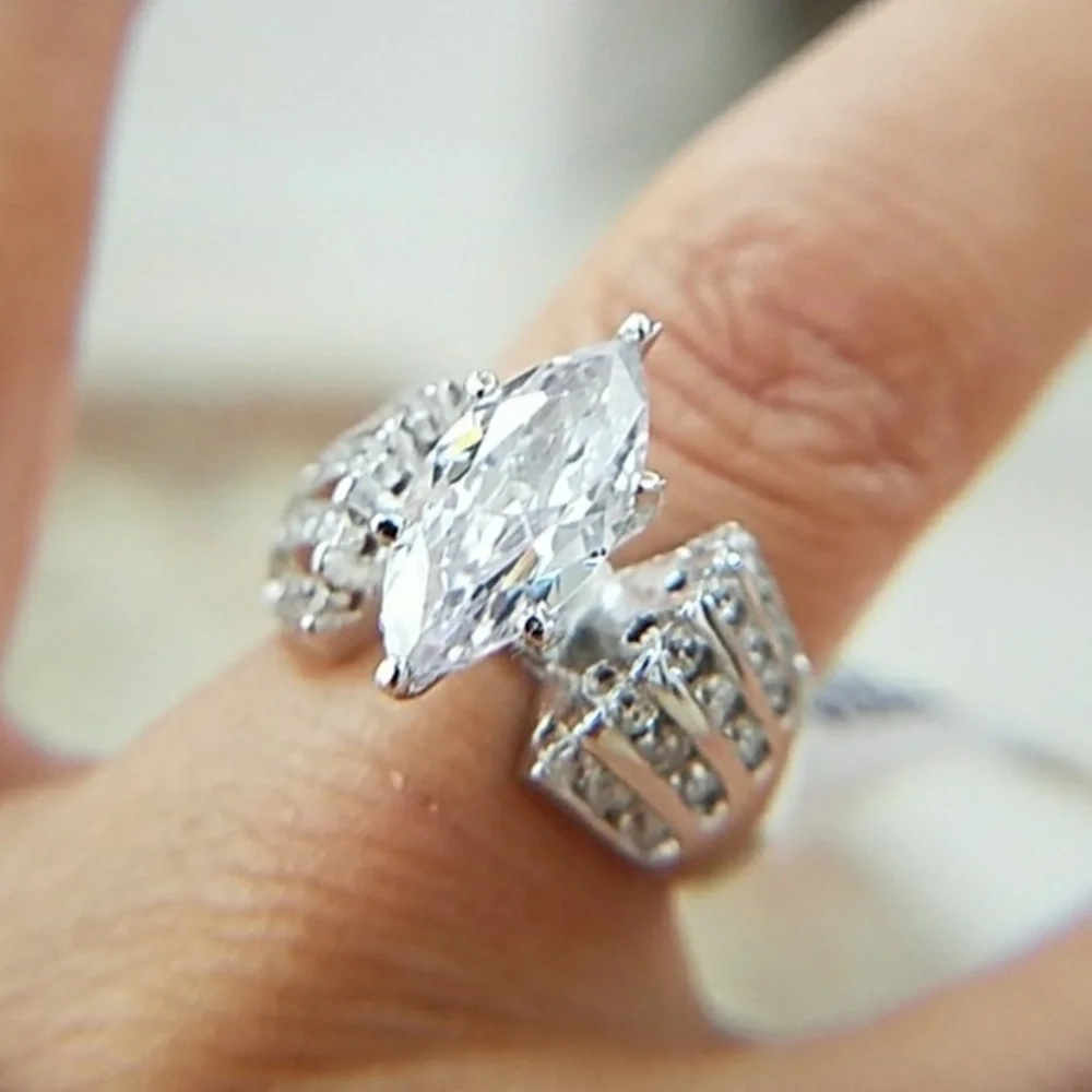 Jewelry | New 3ct Marquise Engagement Ring Size 6 And 8 | Poshmark